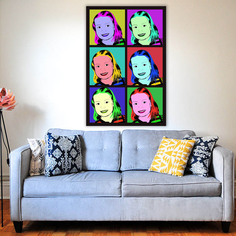 Pop-Art vom Foto - 6-Warhol Plus 10 (wpl-6-10) ♥ Pop-Art Bild vom ...