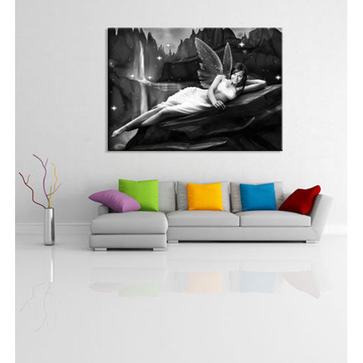 Fantasie-Portrait - Wasser Elfen Portrait SW ♥ Märchenhaftes Portrait ...